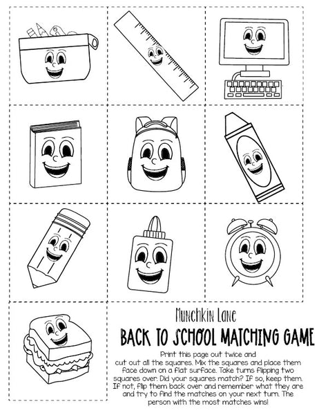 10 Matching Games Bundle – Munchkin Lane LLC