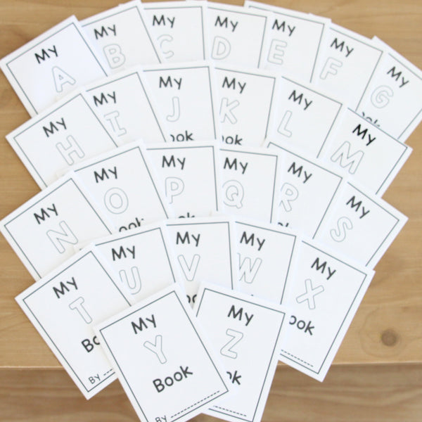 Foldable Alphabet & Number Books - Digital Download – Munchkin Lane LLC